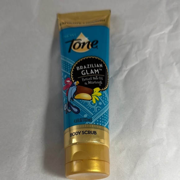 tone | Bath & Body | Brazilian Glam Body Scrub Blue And Gold | Poshmark